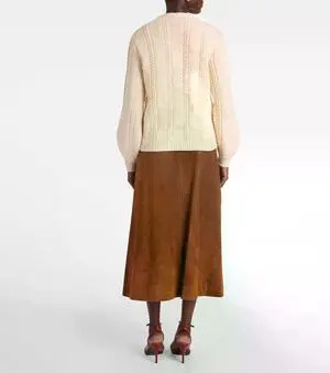Valentino Garavani Virgin Wool Cardigan - Beige