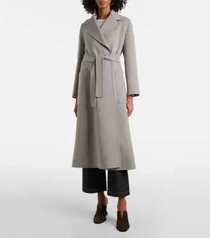 Max Mara Paolore Virgin Wool Wrap Coat