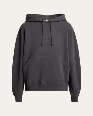 Saint Laurent Fleece Tonal Logo Hoodie