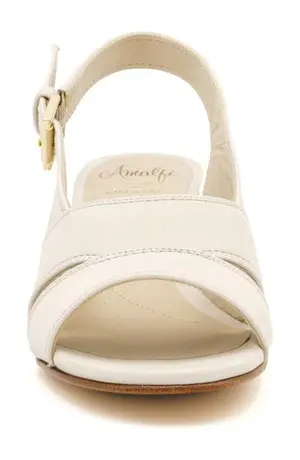 AMALFI BY RANGONI Efrem Slingback Sandal - Mozzarella Long Beach