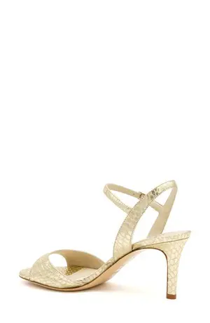 AMALFI BY RANGONI Lapo Ankle Strap Sandal - Platino Alabama