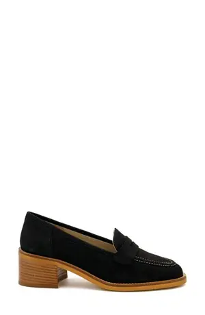AMALFI BY RANGONI Abele Penny Loafer - Black Long Beach