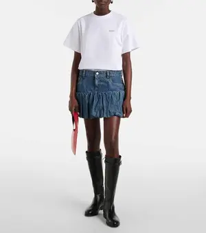 Coperni Logo Cotton Bodysuit