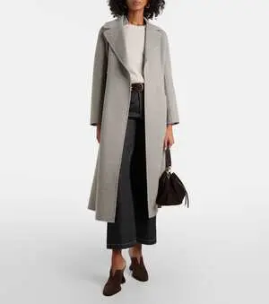 Max Mara Paolore Virgin Wool Wrap Coat