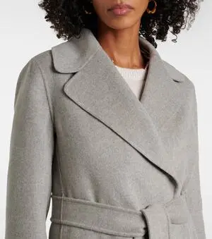 Max Mara Paolore Virgin Wool Wrap Coat