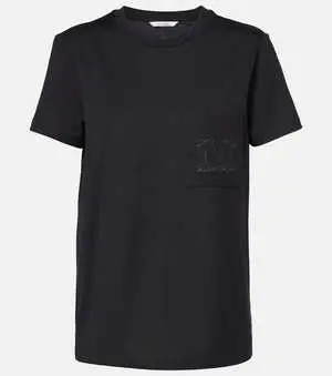 Max Mara Papaia Logo T-shirt - Black
