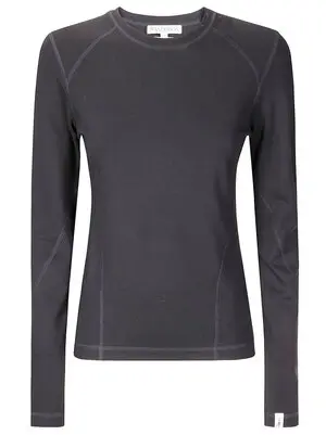 JW Anderson JW Anderson Stitched Slim-Fit Top - Black