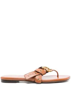 Chloé Mae Leather Sandals