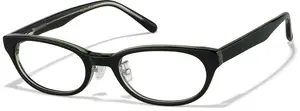 Zenni Oval Full Rim Eyeglasses - Black