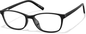 Zenni Oval Full Rim Eyeglasses - Black