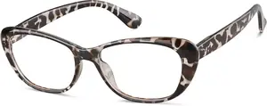 Zenni Oval Full Rim Frame Eyeglasses - Tortoiseshell