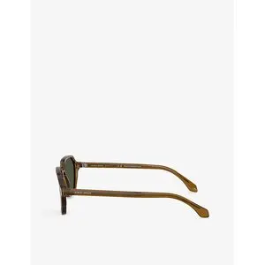 Giorgio Armani Ar8220 Octagon Acetate Sunglasses - Green