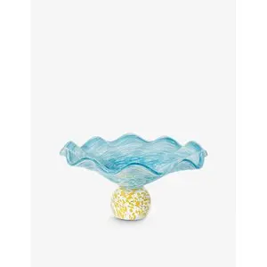 LAETITIA ROUGET Lola Glass Soucoupe - Blue
