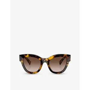 Miu Miu Mu 01ys Square-frame Sunglasses - Brown