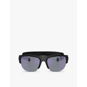 Prada A01s Pillow-frame Sunglasses - Black