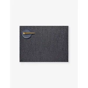 CHILEWICH Moiré Rectangle Woven Placemat - Zephyr