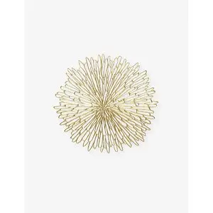 CHILEWICH Bloom Pressed-vinyl Coasters - Gilded