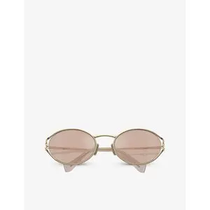 Miu Miu Mu 52ys Oval-frame Sunglasses