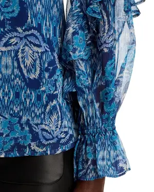 Aqua Ruffled Top Exclusive