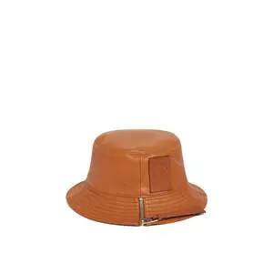 Loewe Leather Fisherman Hat - Brown