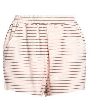 Majestic Filatures Viscose & Elastane Striped Bermuda Shorts