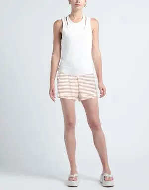 Majestic Filatures Viscose & Elastane Striped Bermuda Shorts