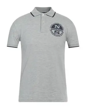 NORTH SAILS Polo Shirt Size Cotton, Polyester, Elastane - Grey
