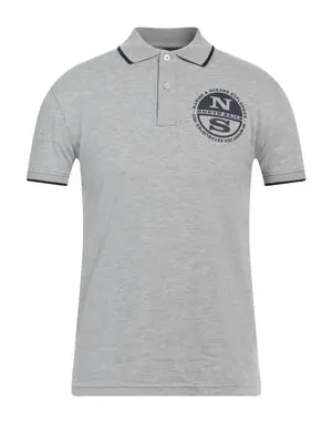 NORTH SAILS Polo Shirt Size Cotton, Polyester, Elastane - Grey