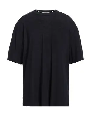 Emporio Armani T-shirt Size Virgin Wool, Lyocell - Blue