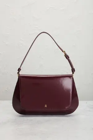 Amina Muaddi Ami Bag - Wine