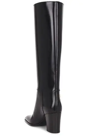 Saint Laurent Knee High Boots - Nero