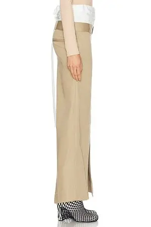 MAISON MARGIELA Long Split Hem Skirt