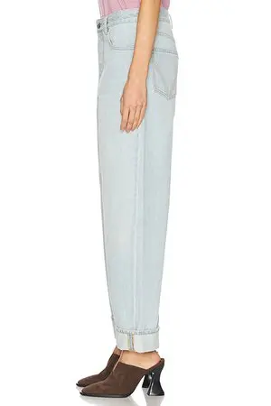 Bottega Veneta Cuffed Straight Leg Jeans
