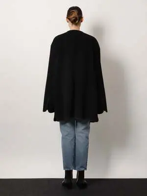 TOTEME Wool Blend Coat With Lateral Slits