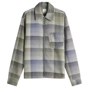 Paul Smith Zip Front Plaid Shirt