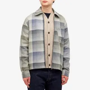 Paul Smith Zip Front Plaid Shirt