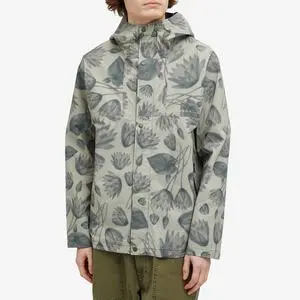 Paul Smith Pixilated Flower Print Hooded Jacket