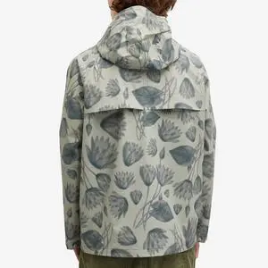 Paul Smith Pixilated Flower Print Hooded Jacket
