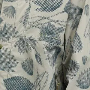 Paul Smith Pixilated Flower Print Hooded Jacket