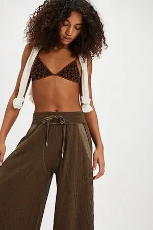 Free People Wait A Minute Wide-leg Lounge Pants