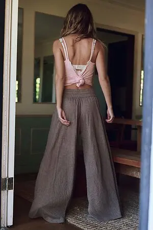 Free People Wait A Minute Wide-leg Lounge Pants