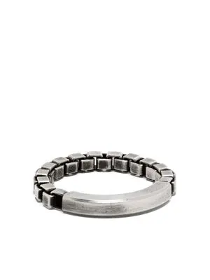 Werkstatt:München Box Chain Ring - Silver