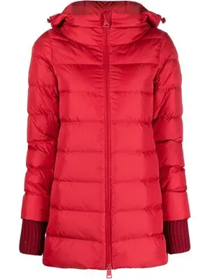 Herno Chamonix A-shape Padded Coat - Red
