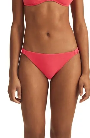 Polo Ralph Lauren Devin Logo Hipster Bikini Bottom - Red
