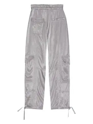 GANNI High-waisted Cargo Trousers - Grey
