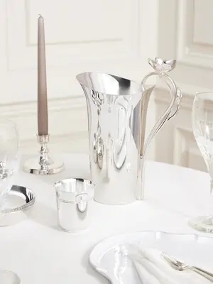 Christofle Anemone -plated Water Pitcher
