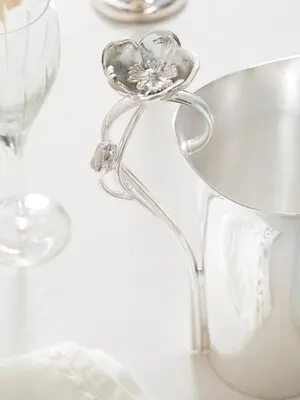 Christofle Anemone -plated Water Pitcher