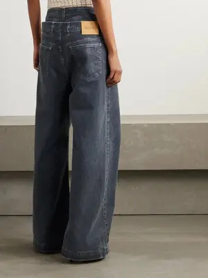 Attico Coated Boyfriend Jeans