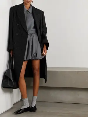 Marni Pleated Mini Skirt - Gray