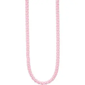 Lagos Caviar Ceramic Beaded Necklace - Pink